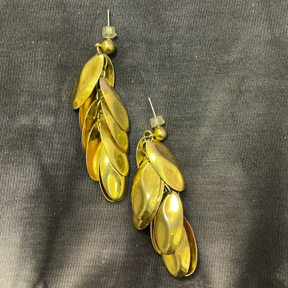 Jewelry | Gold Color Dangly Earrings | Poshmark